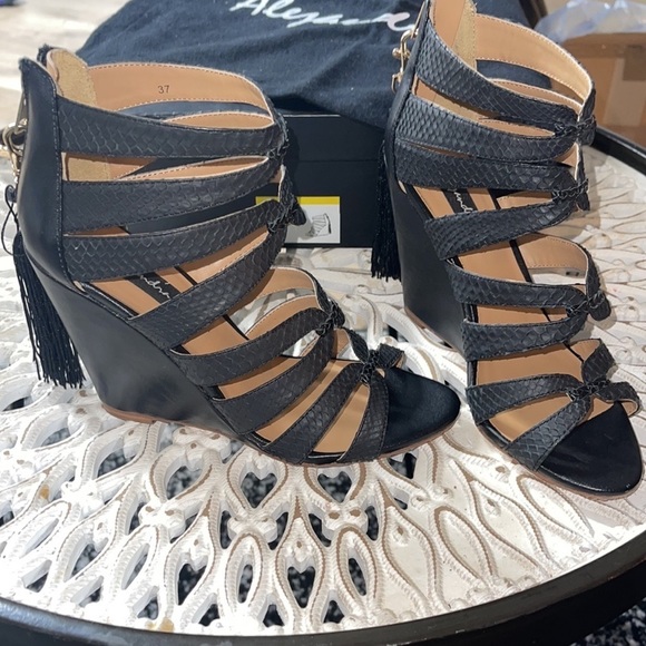 Alexandra G. | Shoes | Alejandra G Wedge Heels | Poshmark